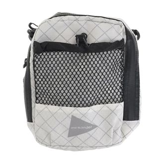 And Wander Nylon Crossbody-Tasche mit Logo - - Bags - Herren - Wei&szlig; - ONE SIZE