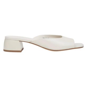 Estro & Luminara Femme, Chaussures, Blanc, Taille: 36 EU Mules &agrave; Talons Bas