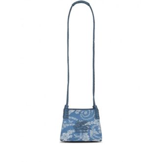 Etro Femme, Sacs, Bleu, Taille: ONE Size Libra Shopper