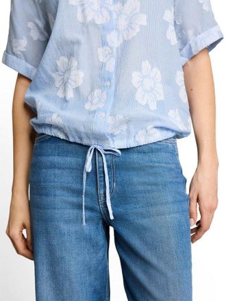Tom Tailor Klassische Bluse mit All-Over Print