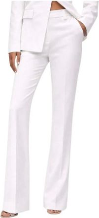 Liu Jo Femme, Pantalons, Blanc, Taille: 36 FR Pantalon Palazzo Tailleur