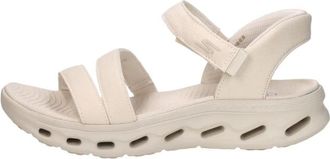 Skechers Femme, Chaussures, Beige, Taille: 36 EU Go Walk Glide-Step 2.0 Sandal