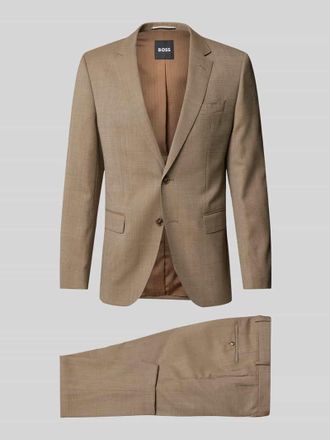 HUGO BOSS Slim Fit Anzug mit Brustleistentasche Modell Huge