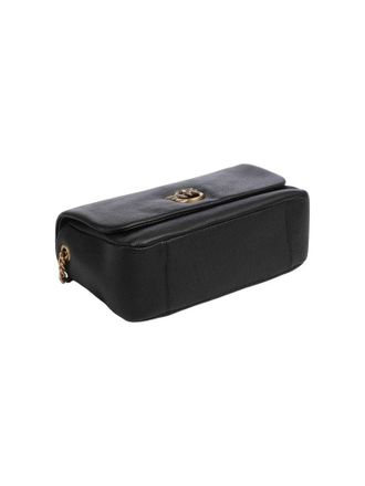 Pinko Leather Shoulder Bag - Black