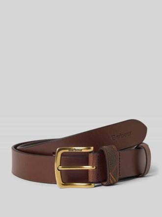 Barbour G&uuml;rtel aus echtem Leder mit Label-Pr&auml;gung