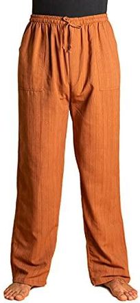 Panasiam Relax Pants Cotton Lini, goldbrown, M