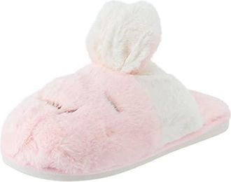 Generic Pantoufles pour femme et homme - En feutre de coton léger - Doublure en peluche - Pantoufles douillettes - Confortables - Chaudes et légères, c, 38 EU
