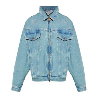 VETEMENTS Jeansjacke mit Taschen - - Jackets - Herren - Blau - L