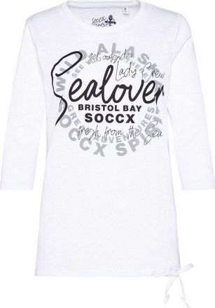 soccx Rundhalsshirt aus Baumwolle