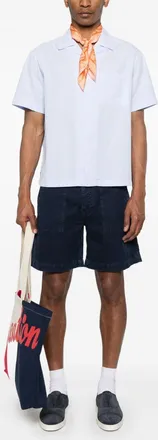 Fortela Mens Shorts Blue Cotton