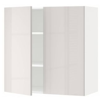 IKEA METOD Wandschrank mit B&ouml;den und 2 T&uuml;ren