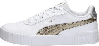 Puma Puma, Femme, Chaussures, Blanc, Taille: 40 EU Carina 2.0 Metallic Shine Baskets