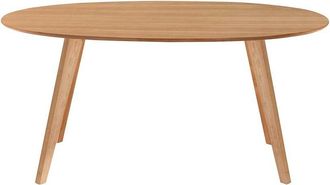 Miliboo Esstisch skandinavisches Design oval Eiche L160 marik