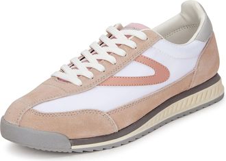 Tretorn Damen Rawlins Casual Lace Up Sneaker, pink/grau, 37 EU