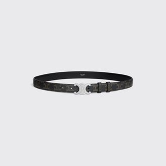 Celine Triomphe Belt - Black