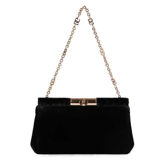 Dolce & Gabbana Femme, Sacs, Noir, Taille: ONE Size Velvet Item
