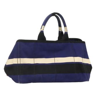Prada Pre-owned Canvas Handtaschen - - Pre-owned - Damen - Blau - ONE SIZE