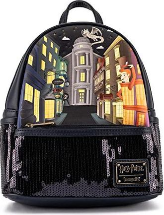 Loungefly Mochila Lentejuelas Callejon Diagon Harry Potter Loungefly 26cm