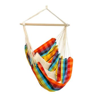 Amazonas Sandals Xl H&auml;ngesessel Brasil Rainbow mit Spreizstab Sitzfl&auml;che ca. 160 x 130 cm - Amazonas
