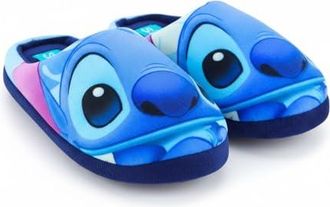 Disney Stitch Chaussons Enfants, Pantoufles Tropicales Cadeau Filles et Adolescentes, Tailles EU 28 à 33 (Bleu, EU 28, Système Taille Chaussures EU, Enfant d