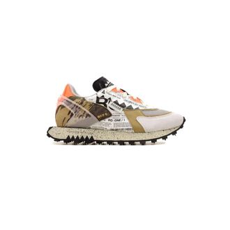 RUN OF Wei&szlig;e Sneakers f&uuml;r M&auml;nner - - Shoes - Herren - Mehrfarbig - 41 EU