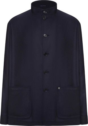 Tagliatore Knielanger Mantel - Blau