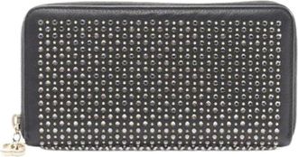 Chanel Portefeuille long vintage doccasion (bi-pli) - Femme - Pre-owned - Noir - Taille: ONE Size