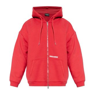 Dsquared2 Logo Sweatshirt - - Sweatshirts & Hoodies - Herren - Rot - XL