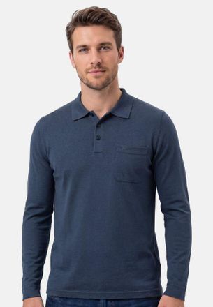 Ragman Langarm-Poloshirt 2er Pack Basic (Spar-Set, 2-tlg) Poloshirt - Baumwolle - Atmungsaktiv - Klassischer Look