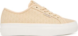 Calvin Klein Sneakers Calvin Klein Vulc Flatf Laceup Jaq Aop HW0HW03265 Hellgelb
