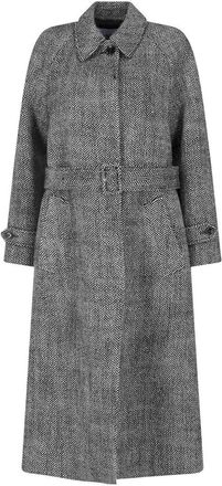 Lardini Manteau Au Genou - Noir