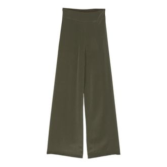 Joseph Rihani Slit Palazzo Pants - - Trousers - Damen - Gr&uuml;n - XL