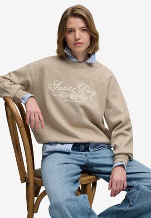 Superdry Sweatshirt COUNTRY CLUB CREW Baumwollmischung, relaxed fit