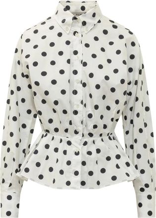 Fiorucci Femme, Blouses et Chemises, Blanc, Taille: 38 FR Chemise &agrave; pois