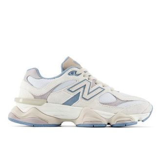 New Balance Unisexe 9060 en Bleu/Blanc, Su&egrave;de/Mesh, Taille 37.5