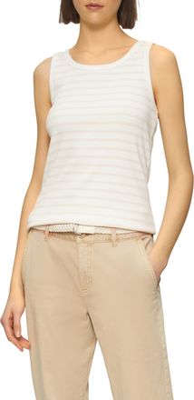 s.Oliver Slim-Fit-Top mit Rippstruktur