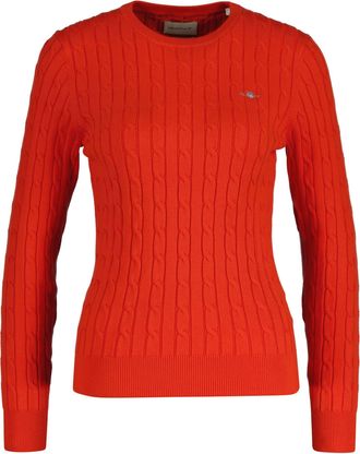 GANT Stretch Cotton Cable C-Neck Strickpullover