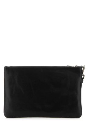 Dolce & Gabbana Calf Leather Clutch - Black