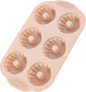 Generic Silikonschale Form - Backform mit 6 F&auml;chern, Hitzebest&auml;ndig, Schokolade und Dessertform, Flexibles Antihaft-Material Mit Leicht Zu Reinigen Oberfl&auml;che