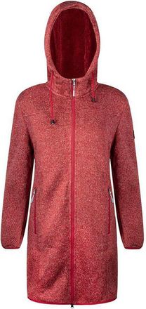 Blue Wave Fleecejacke Damen Strickfleecemantel Naomi mit Teddy-Futter - Fleecemantel Kapuze