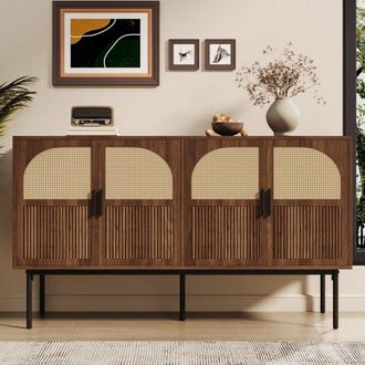 Generic Modernes Design Aufbewahrungsbuffet 140x40x80 cm - Saubere und Funktionelle Linien f&uuml;r Wohn- oder Esszimmer