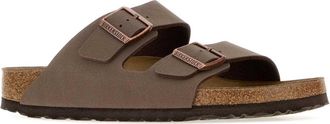 Birkenstock Birkibuc Slider - Brown