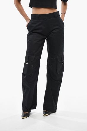 Off-white Cargo-Hose aus Baumwolle mit G&uuml;rtelschlaufen Off-White