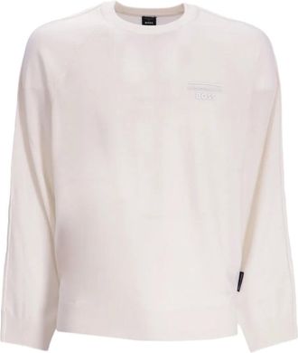 BOSS pull en laine vierge - Tons neutres