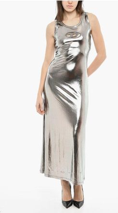 Diesel Maxi Dress D-LYNY Metallic size Xxs