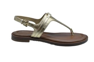 Michael Kors Sandalen - Golden Laced Shoes With Thong Silhouette - Gr. 8_5 - in Gold - f&uuml;r Damen