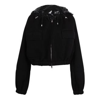 Plan C Plan C, Femme, Sweatshirts et sweats à capuche, Noir, Taille: 40 FR Veste Courte