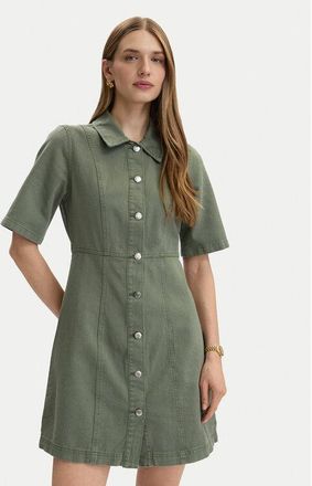 Vero Moda Jeanskleid Daisy 10346217 Gr&uuml;n Standard Fit