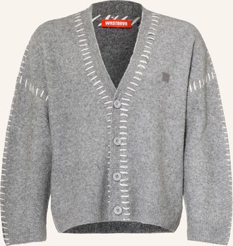 Worst Behavior Wrstbhvr Strickjacke Risso grau
