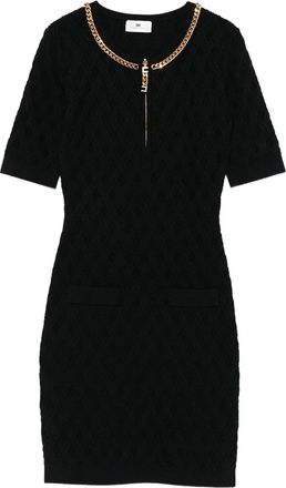Elisabetta Franchi Kurzes Kleid - Schwarz
